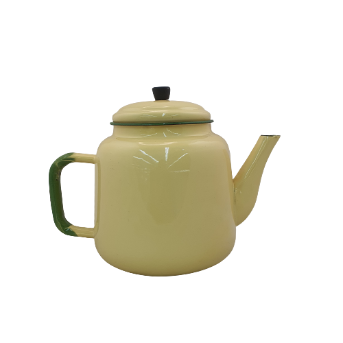 M2471- ENAMEL TEAPOT CREAM 2.25ℓ KANGO – BCC Home Housewares and more